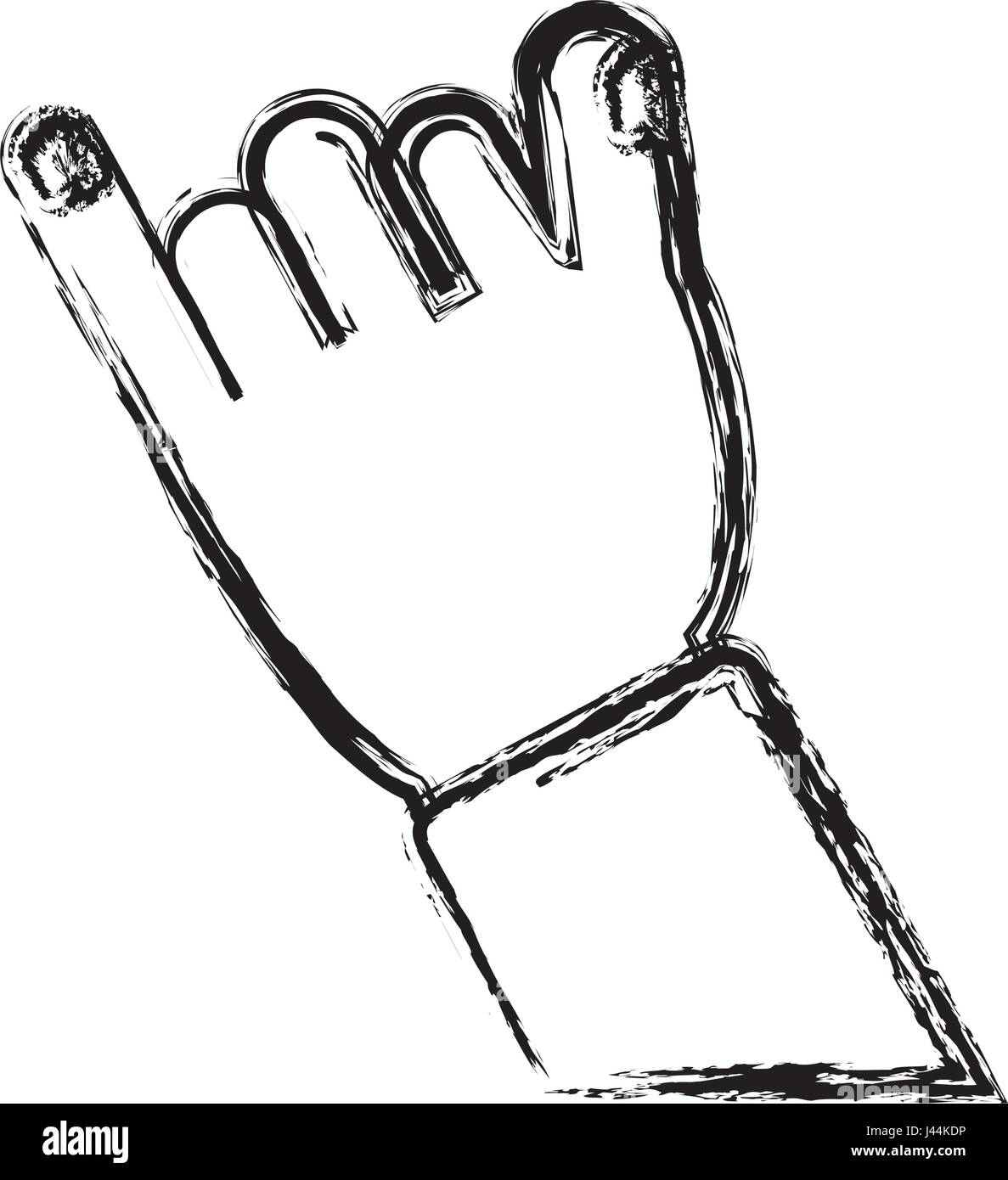 human hand icon Stock Vector Image & Art - Alamy