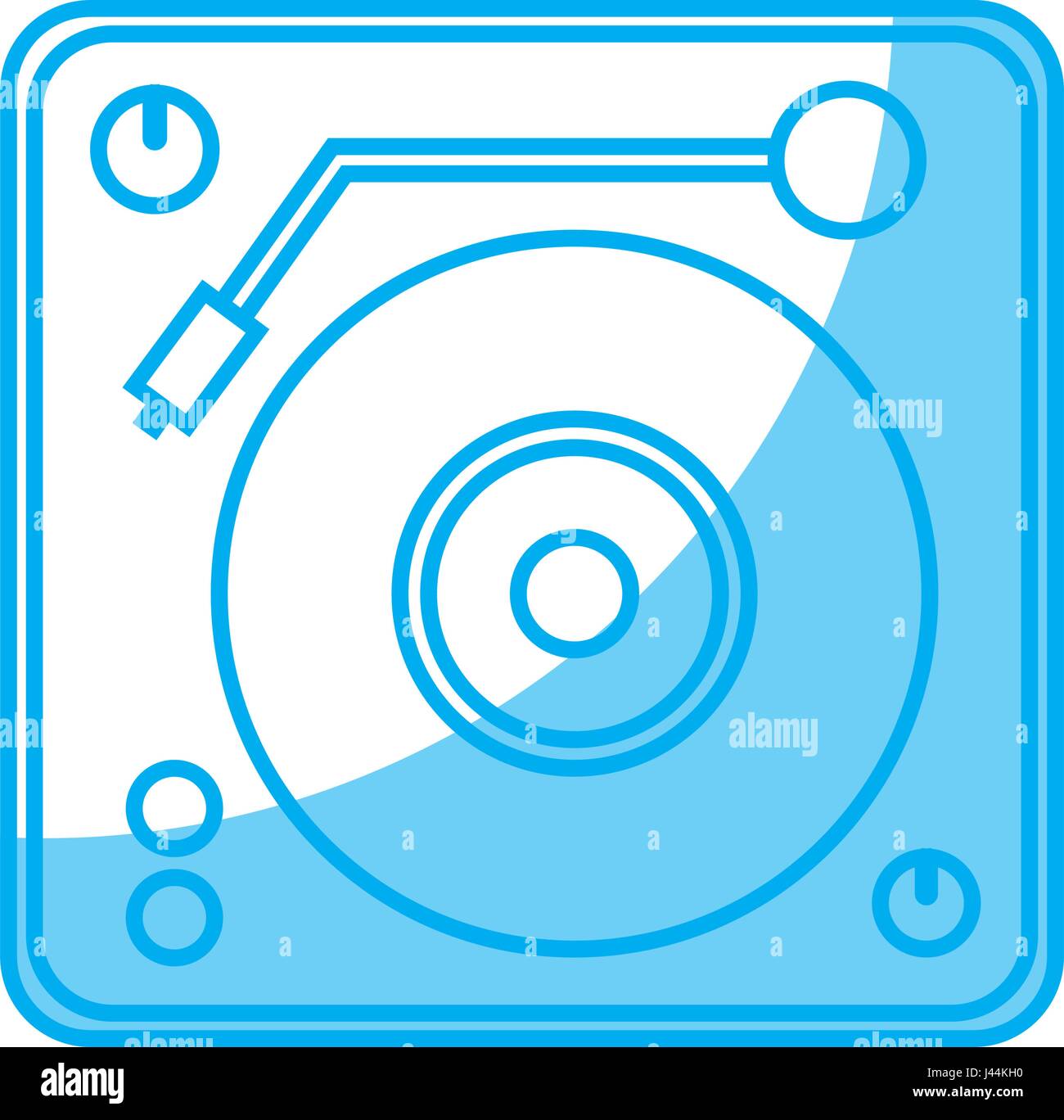 dj turntable icon Stock Vector Image & Art - Alamy