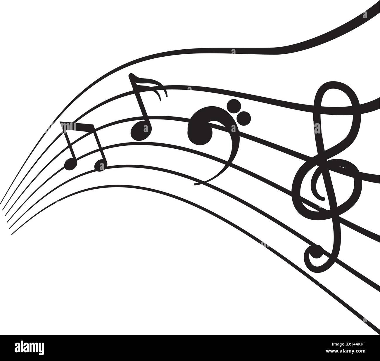 musical notes design Stock Vector Image & Art - Alamy
