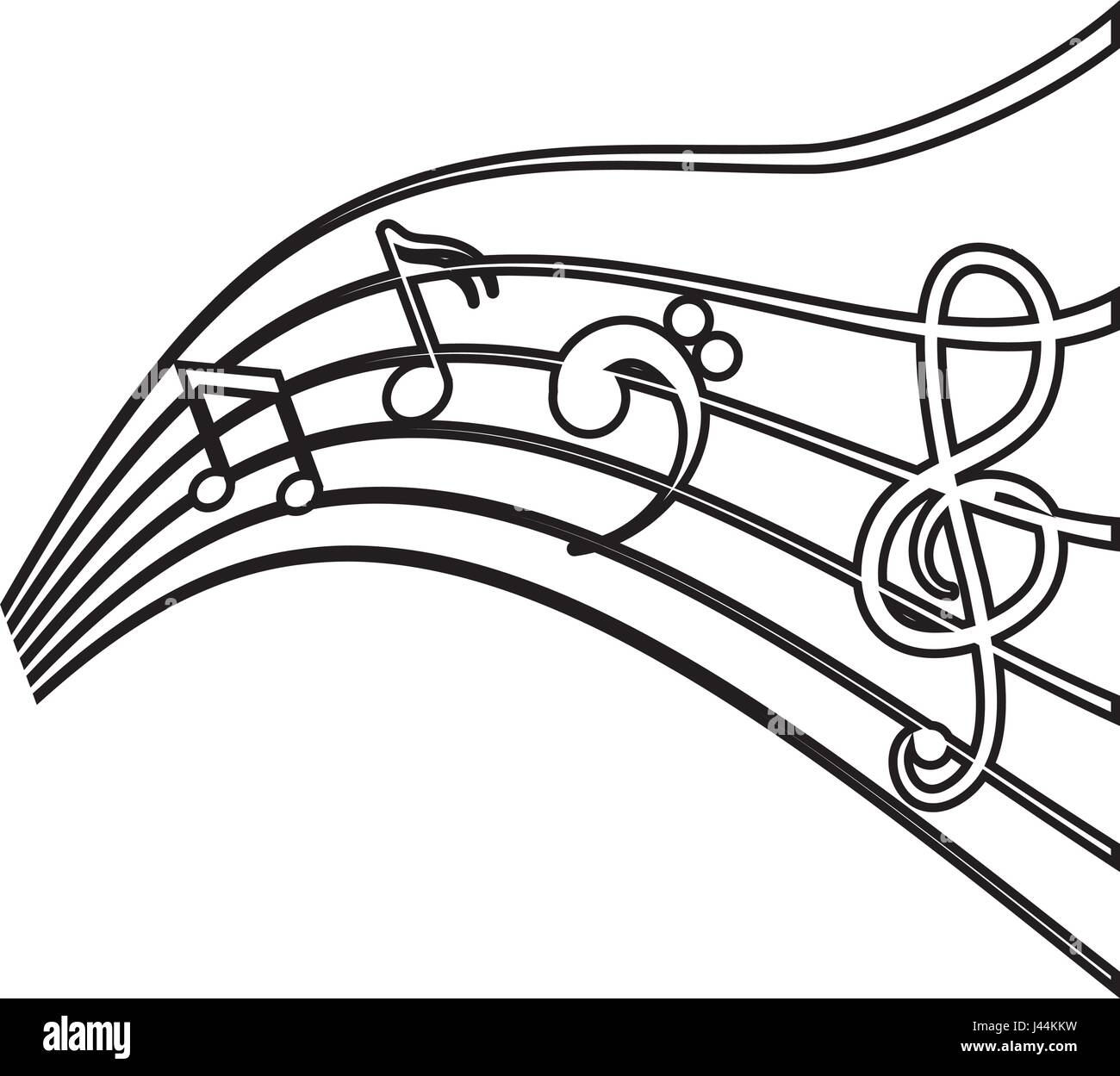 musical notes design Stock Vector Image & Art - Alamy