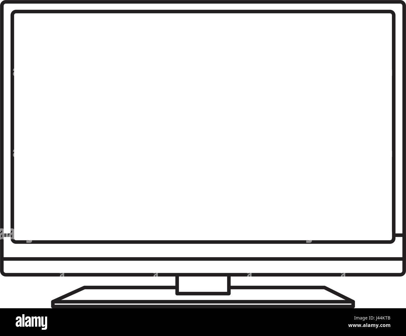 modern television icon Stock Vector Image & Art - Alamy