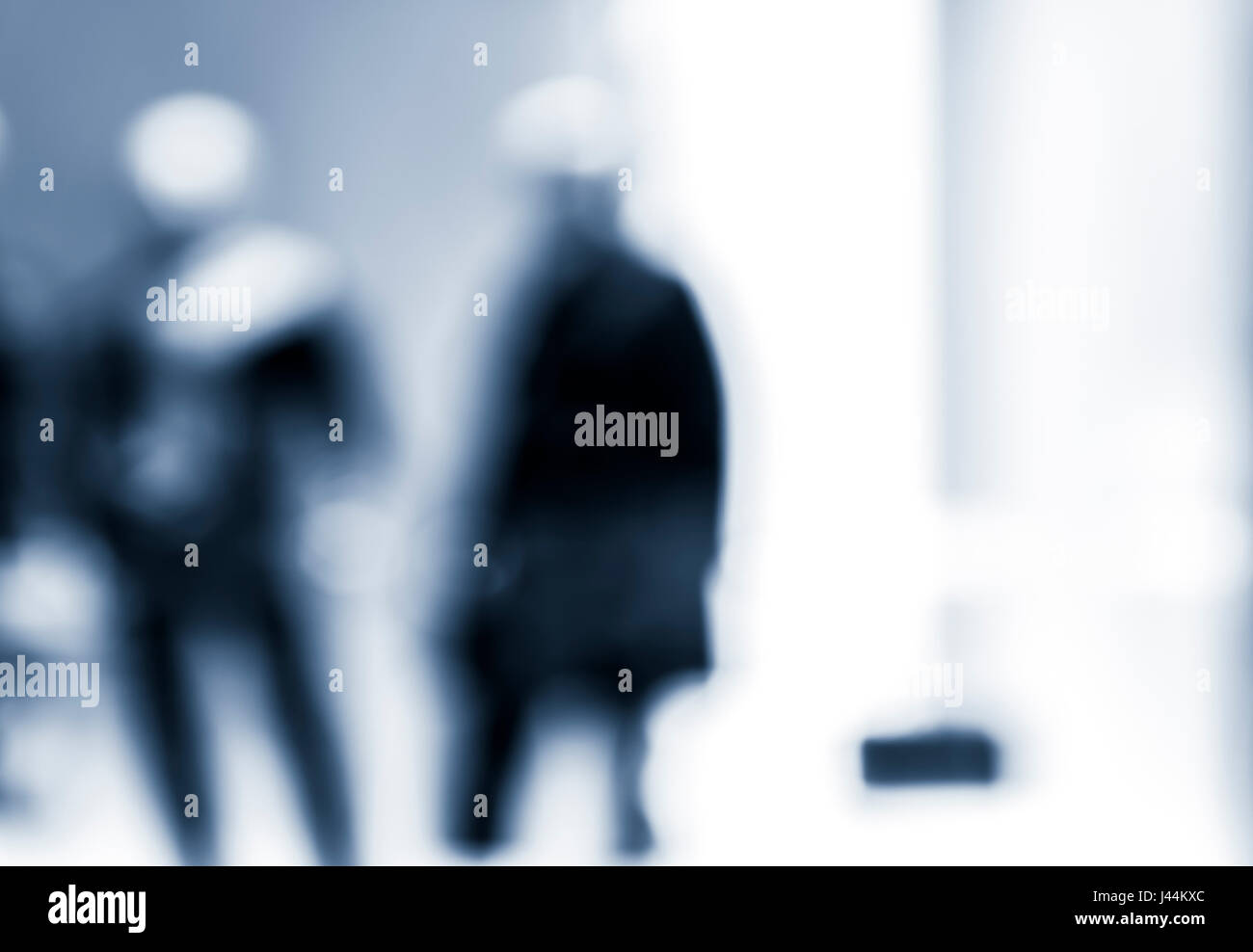 tract background of shopping mall on Hong Kong with B&W color Stock ...