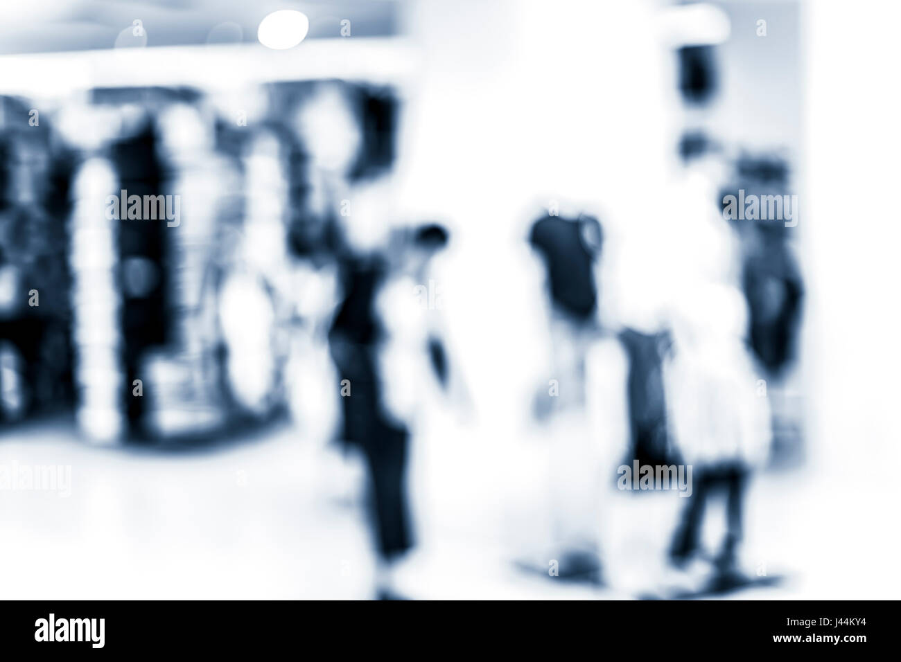 tract background of shopping mall on Hong Kong with B&W color Stock ...