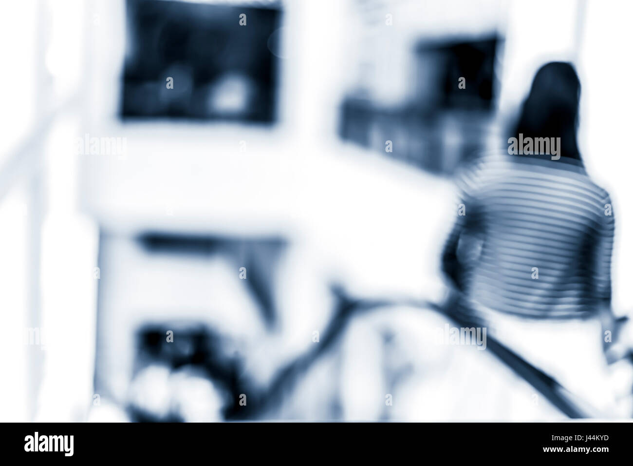 tract background of shopping mall on Hong Kong with B&W color Stock ...