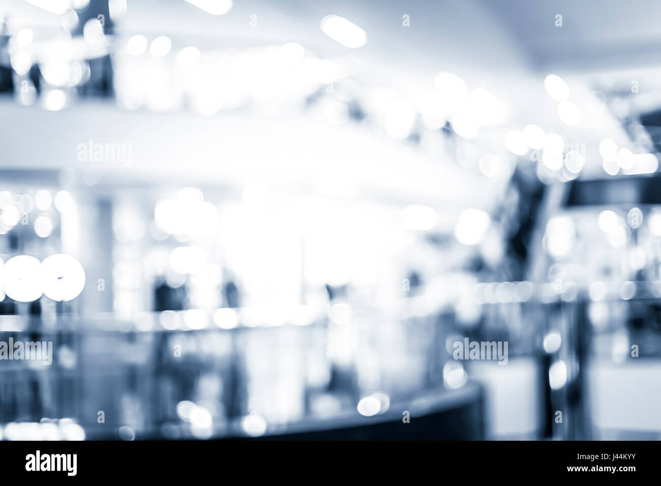 tract background of shopping mall on Hong Kong with B&W color Stock ...