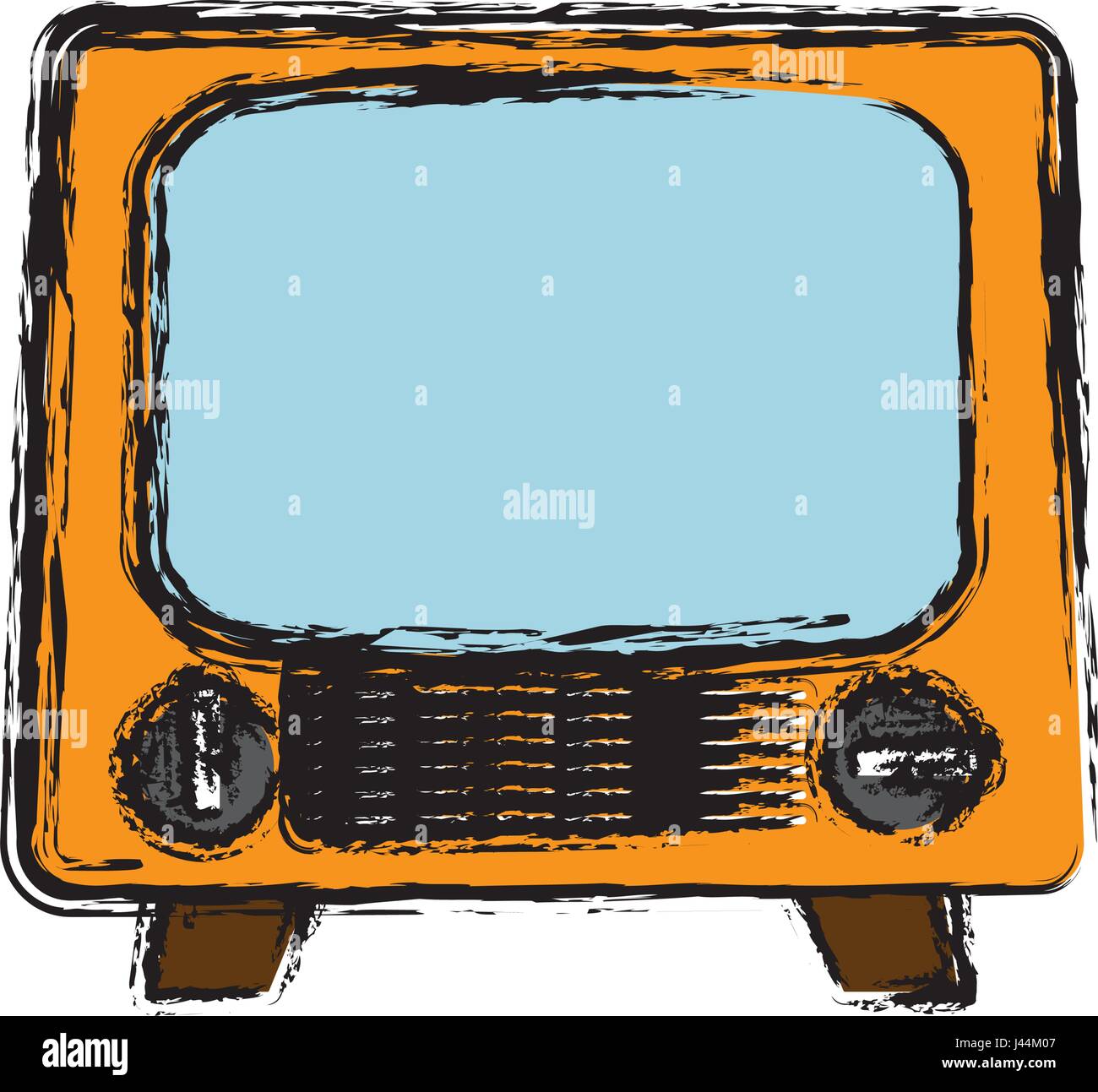 retro television icon Stock Vector Image & Art - Alamy