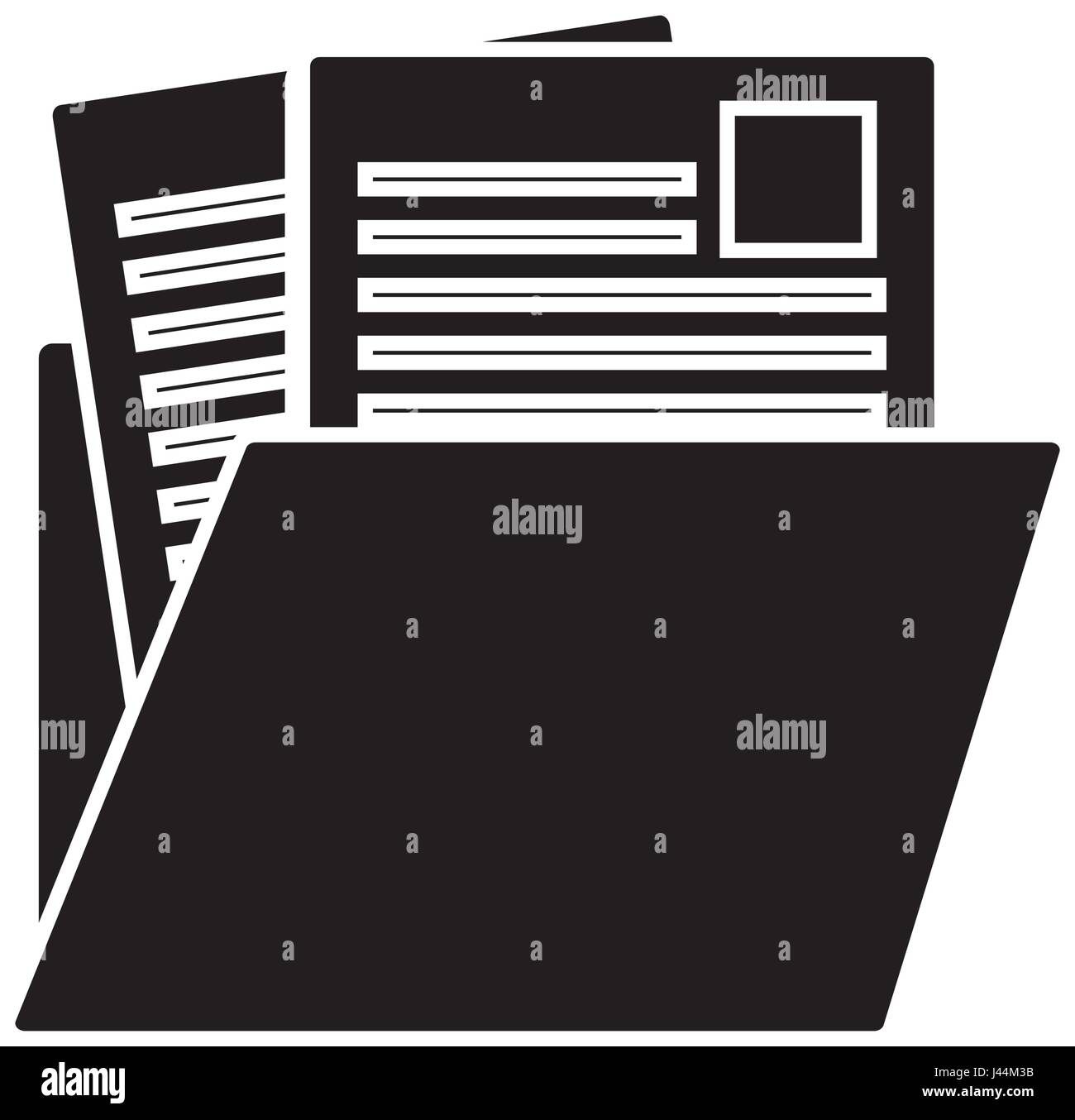 document folder icon Stock Vector Image & Art - Alamy