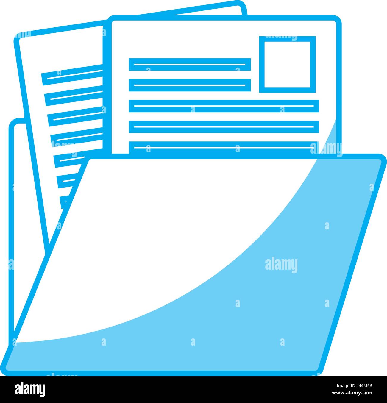 document folder icon Stock Vector Image & Art - Alamy