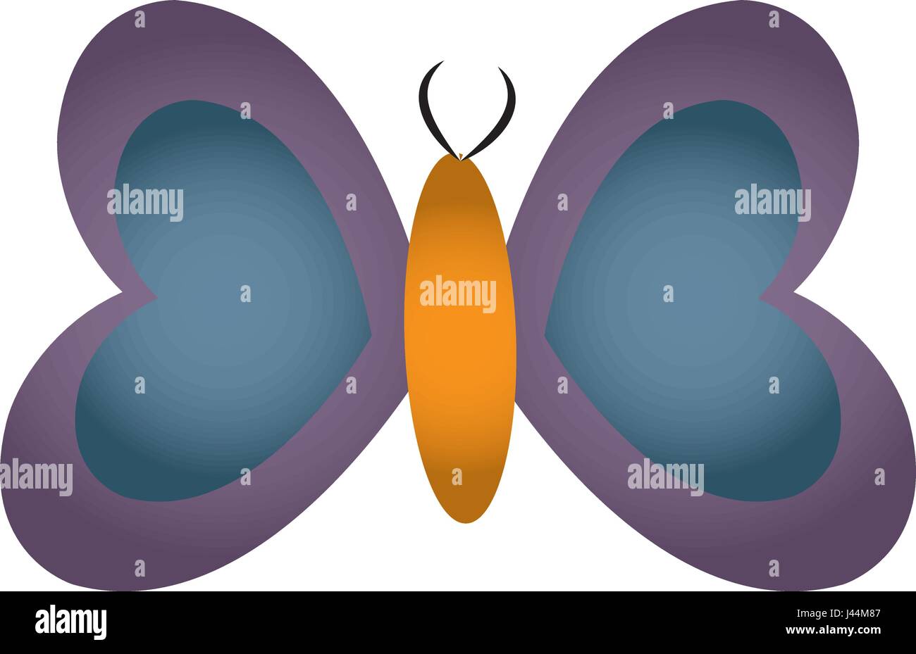 beautiful butterfly icon Stock Vector Image & Art - Alamy