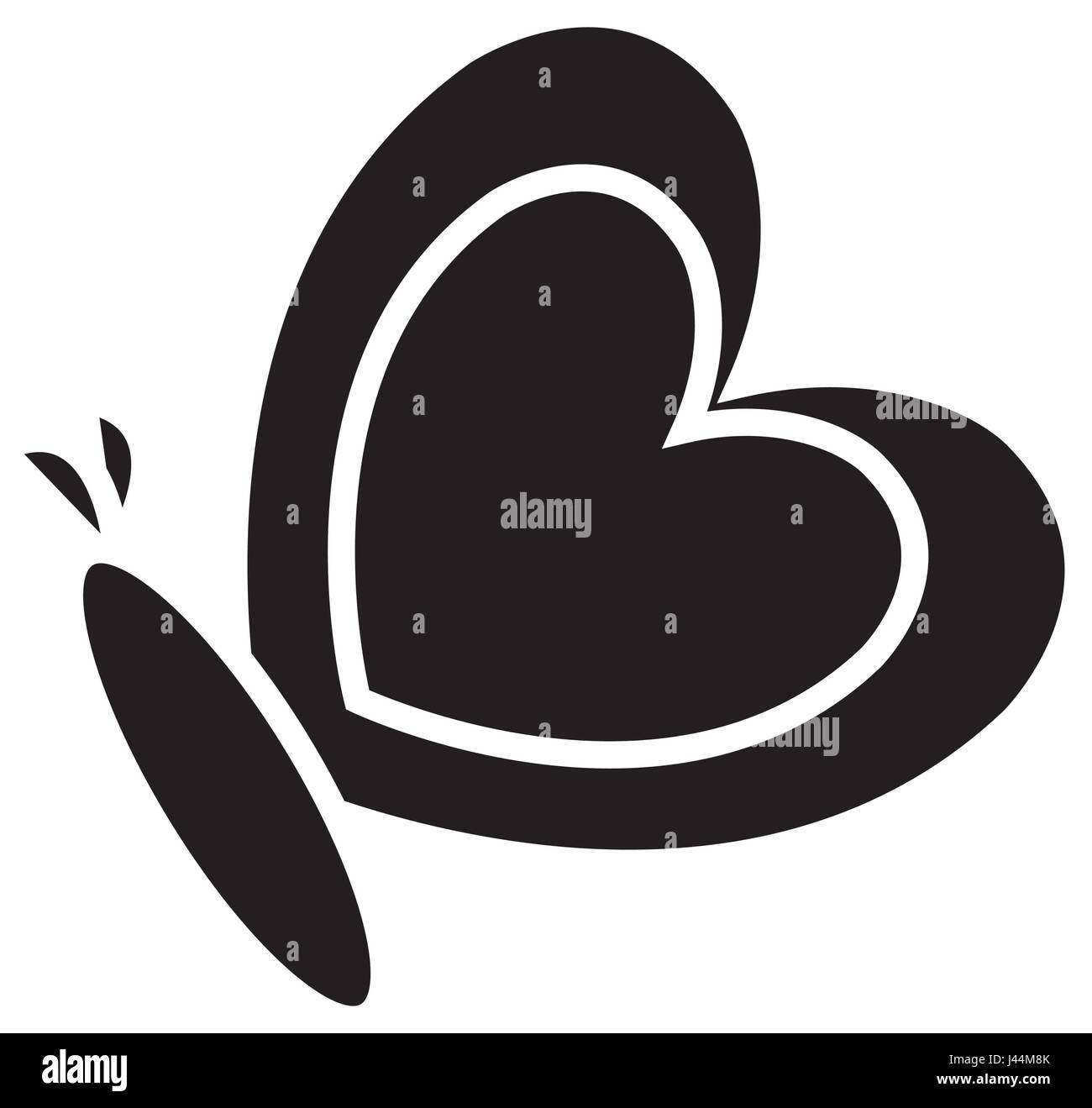 beautiful butterfly icon Stock Vector Image & Art - Alamy