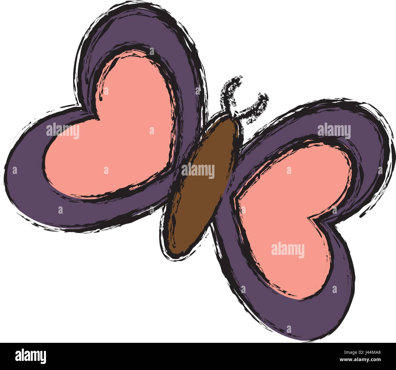 beautiful butterfly icon Stock Vector Image & Art - Alamy