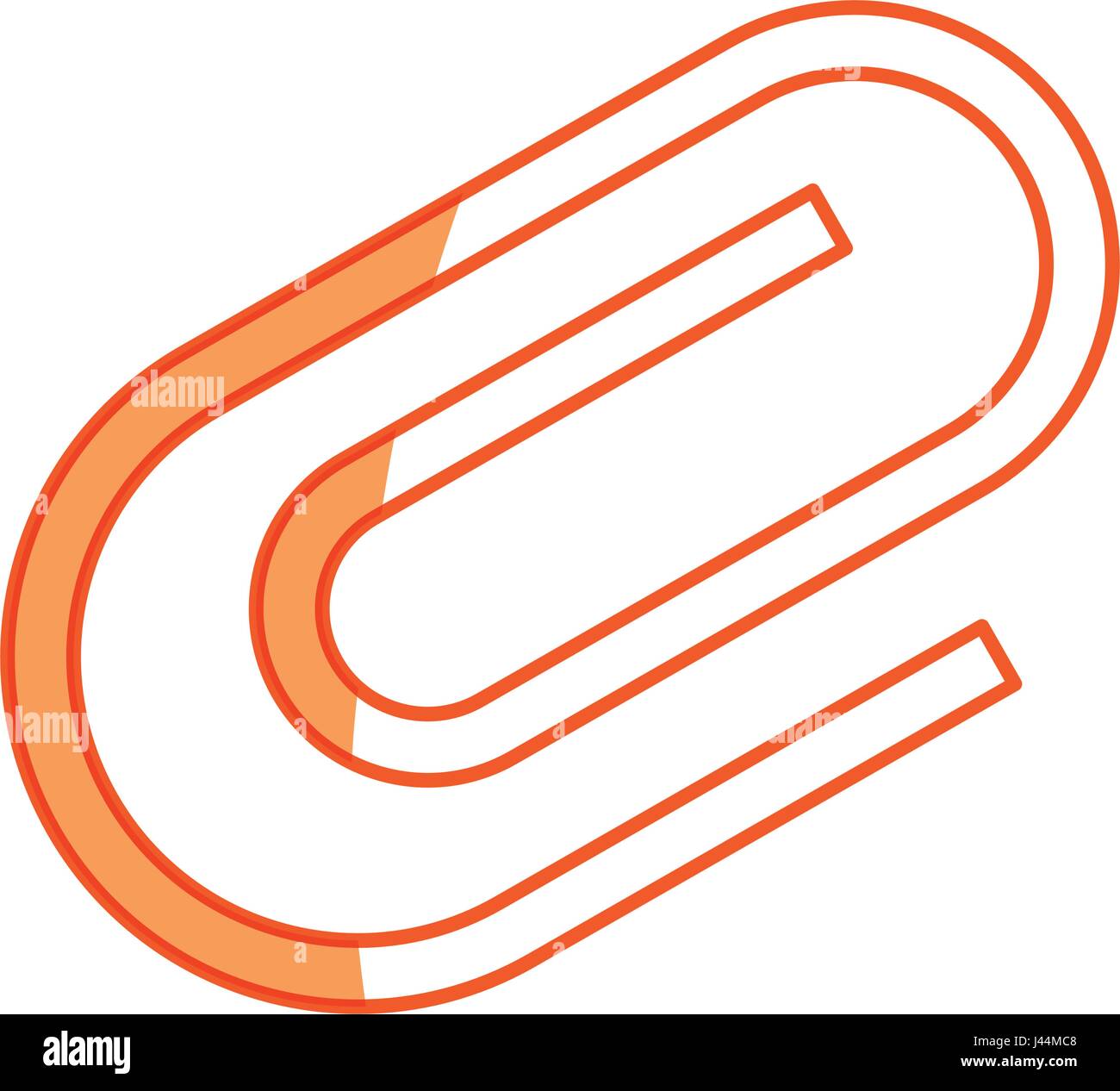Paper clip symbol Stock Vector Image & Art - Alamy