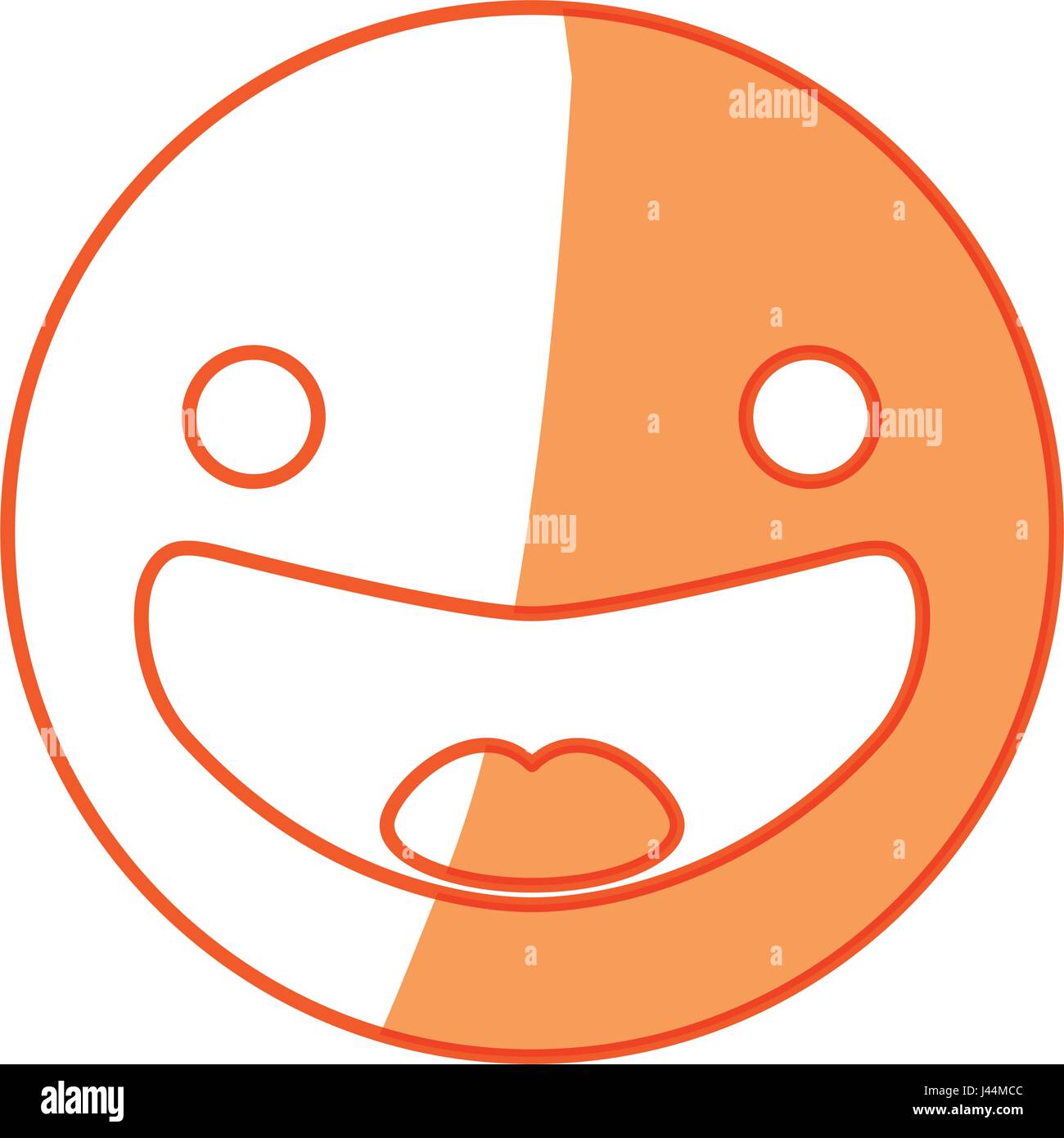 Smile emoticon symbol Stock Vector Image & Art - Alamy