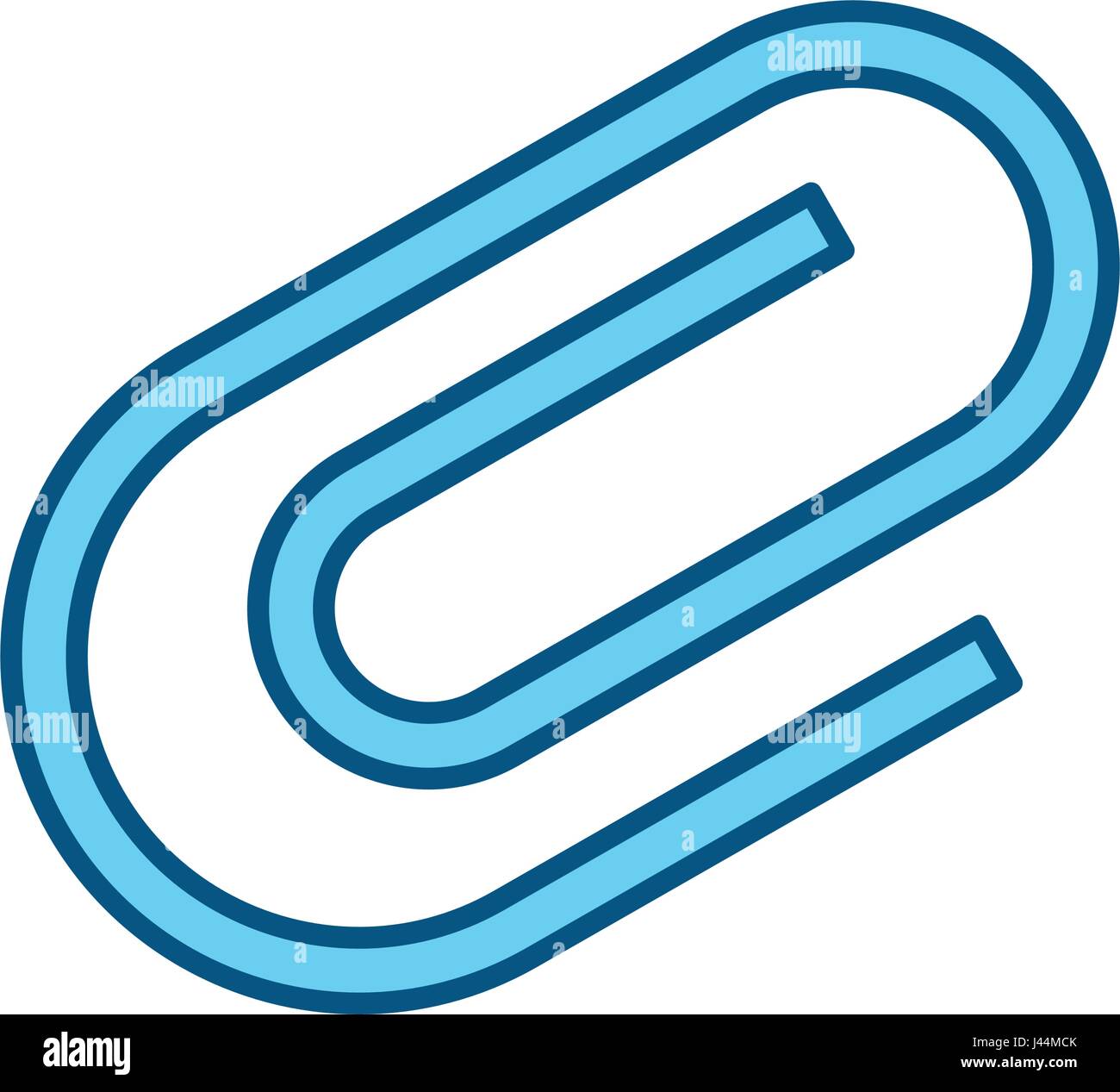 Paper clip symbol Stock Vector Image & Art - Alamy