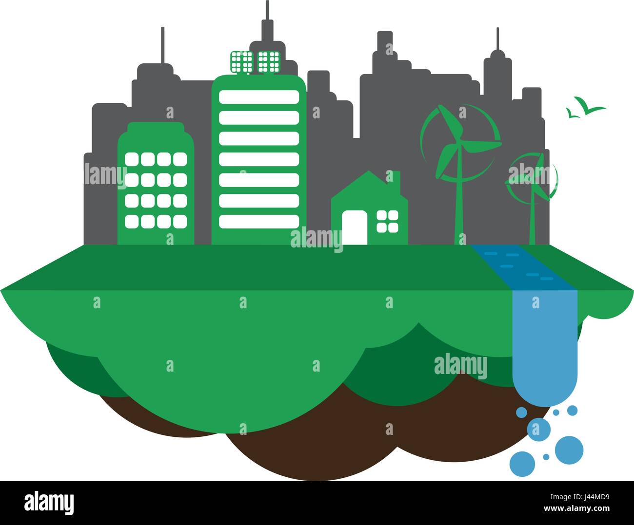 Green city environment Stock Vector Image & Art - Alamy