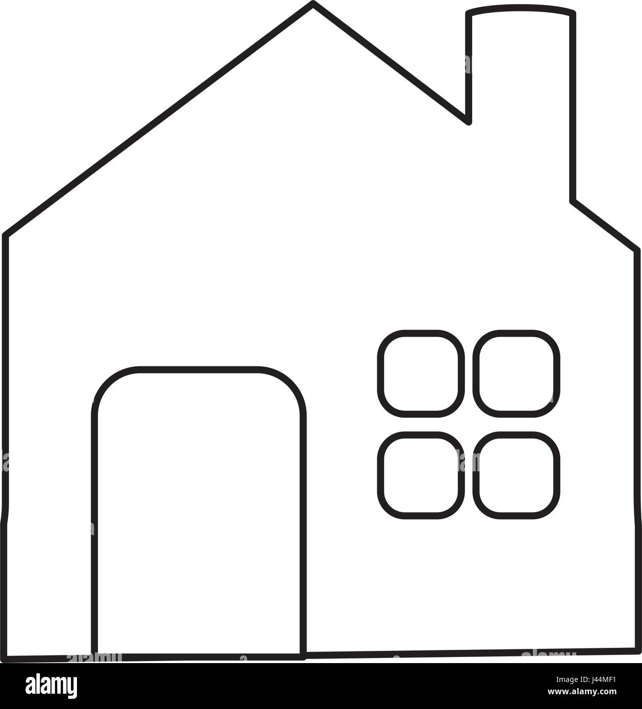House building symbol Stock Vector Image & Art - Alamy