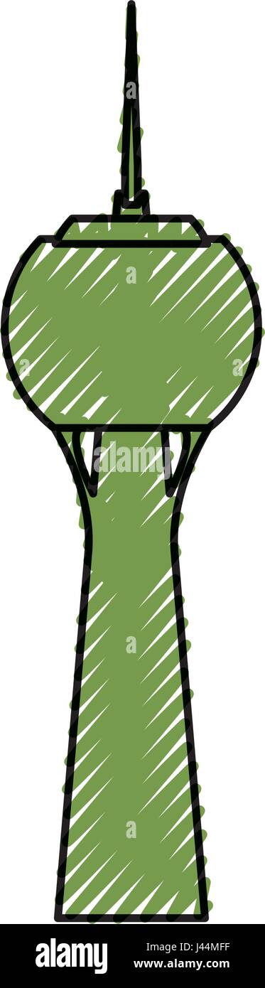 Green building tower Stock Vector Image & Art - Alamy