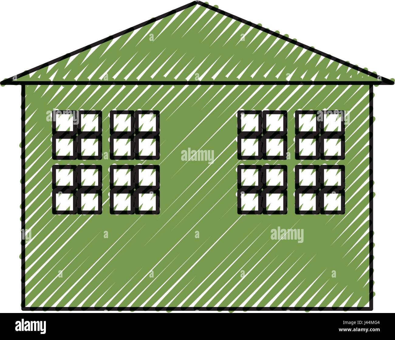 Green building house Stock Vector Image & Art - Alamy