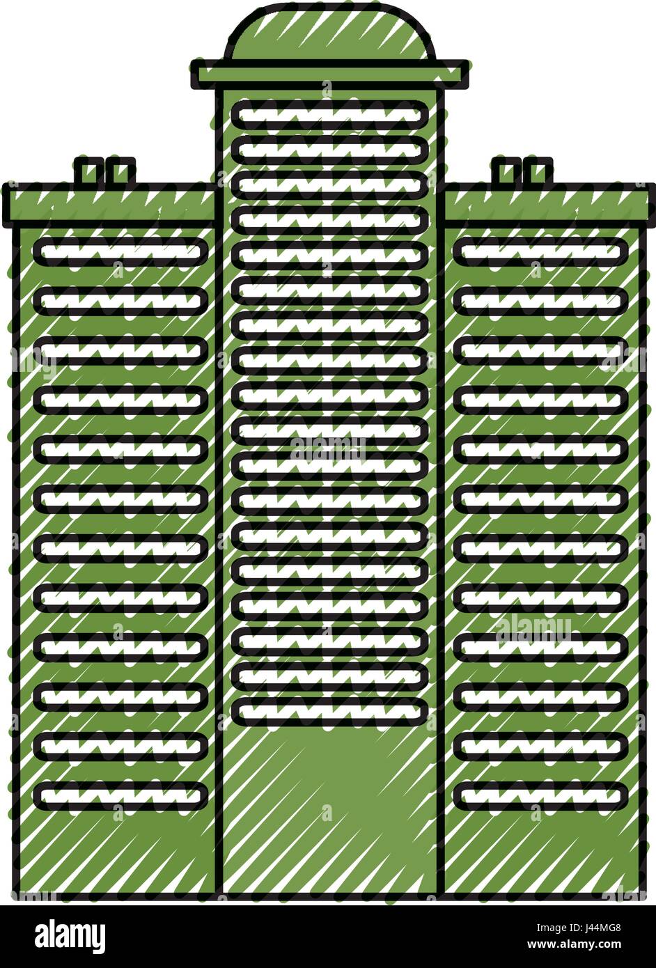 Green building tower Stock Vector Image & Art - Alamy
