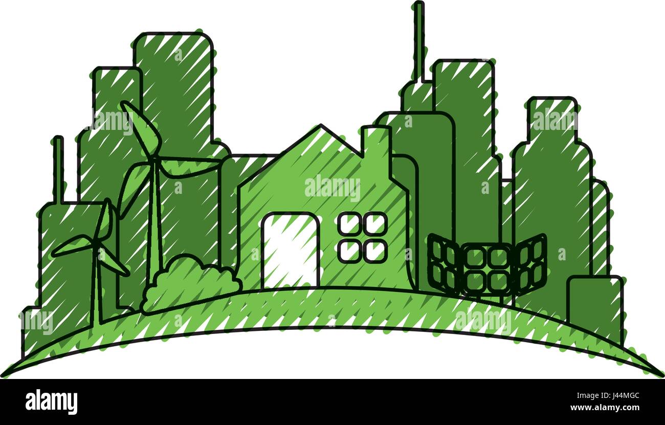 Green city environment Stock Vector Image & Art - Alamy