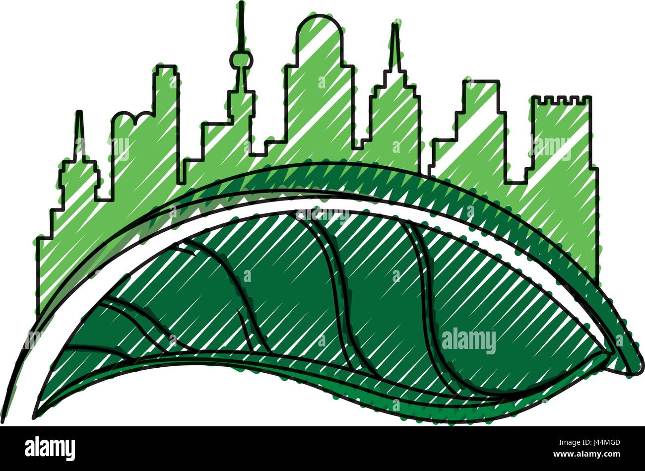 Green city environment Stock Vector Image & Art - Alamy