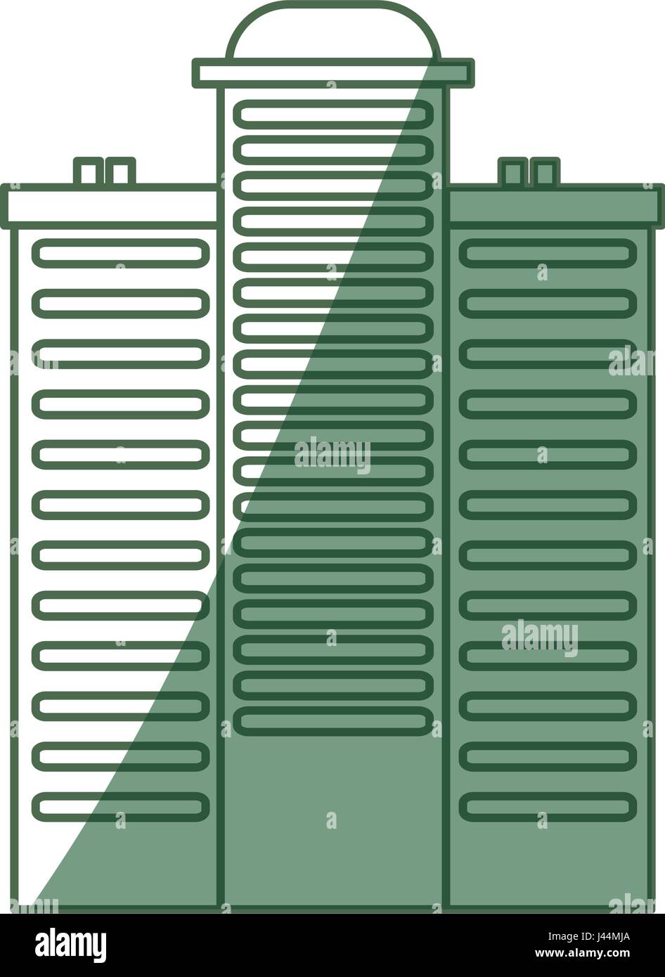 Green building tower Stock Vector Image & Art - Alamy