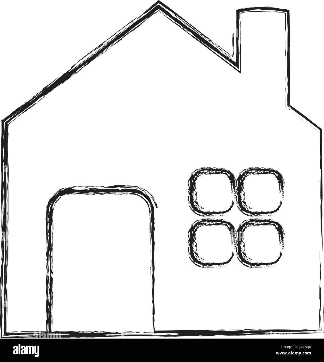 House building symbol Stock Vector Image & Art - Alamy