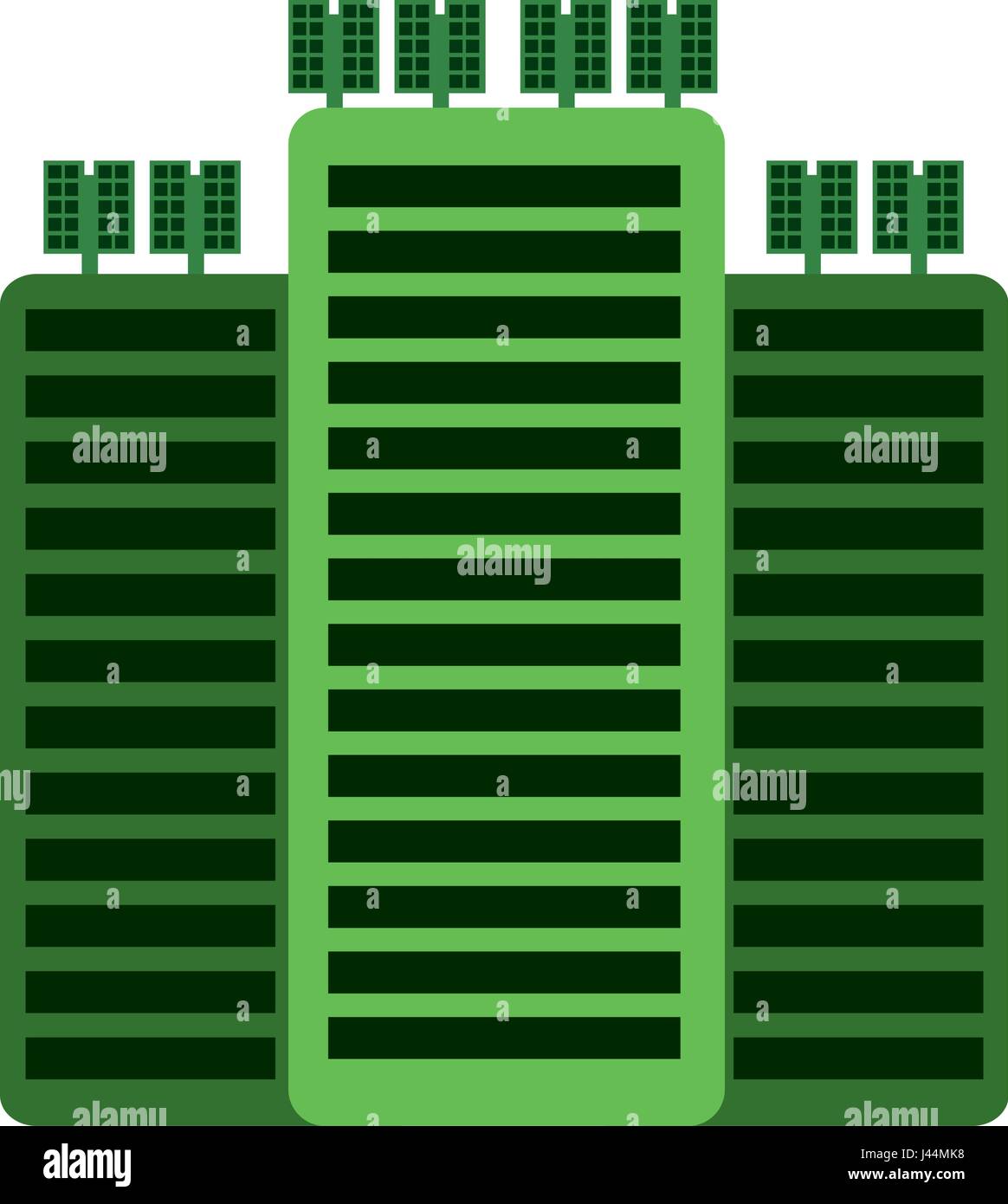 Green building tower Stock Vector Image & Art - Alamy