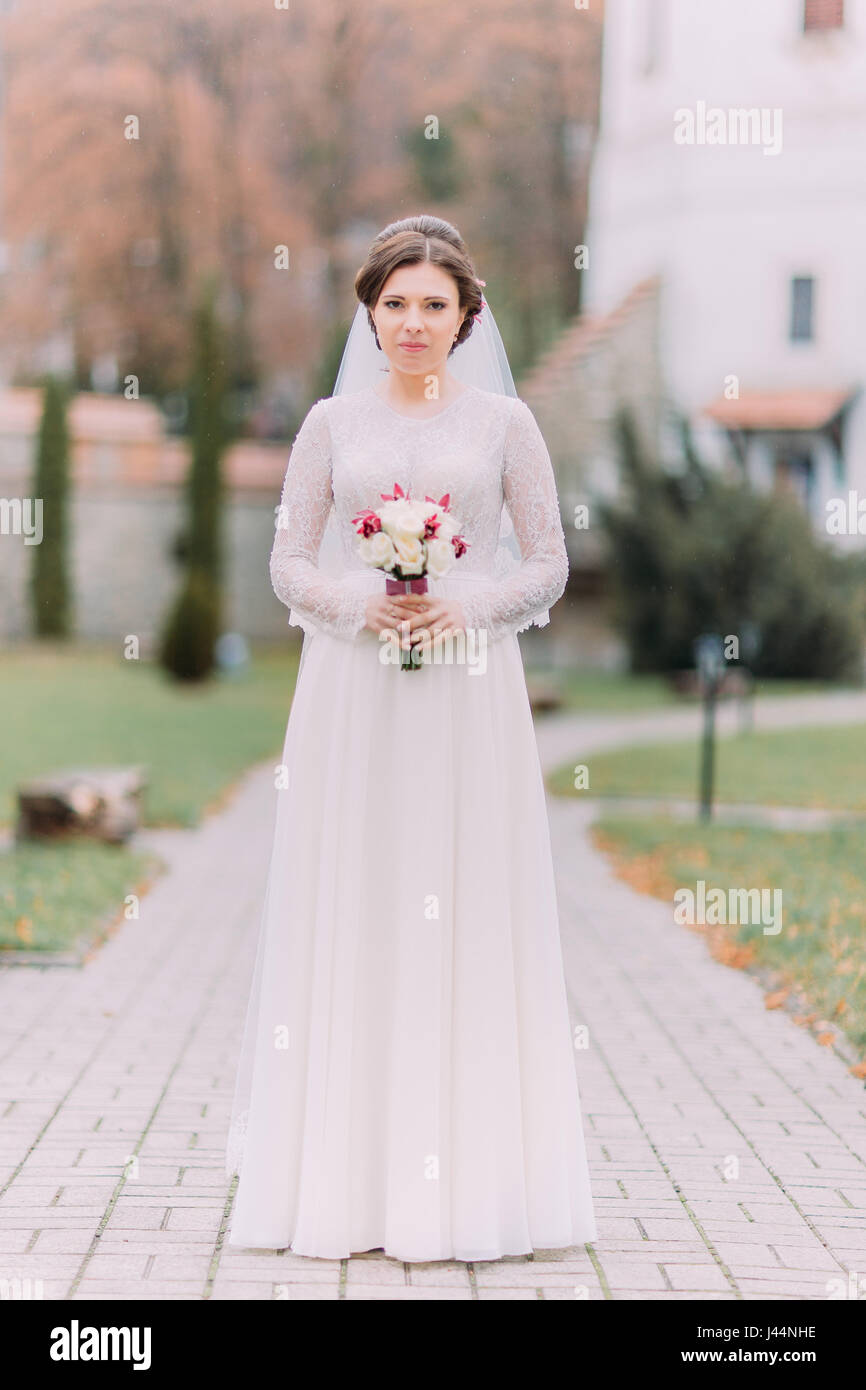 Bride Holding Bouquet