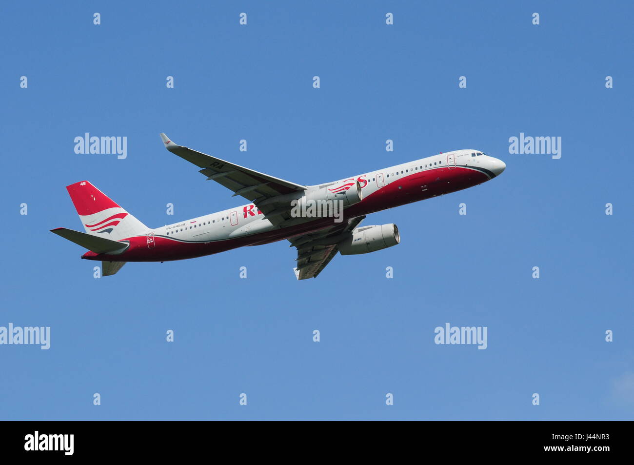 Tupolev airplane TU204, Russia Stock Photo - Alamy