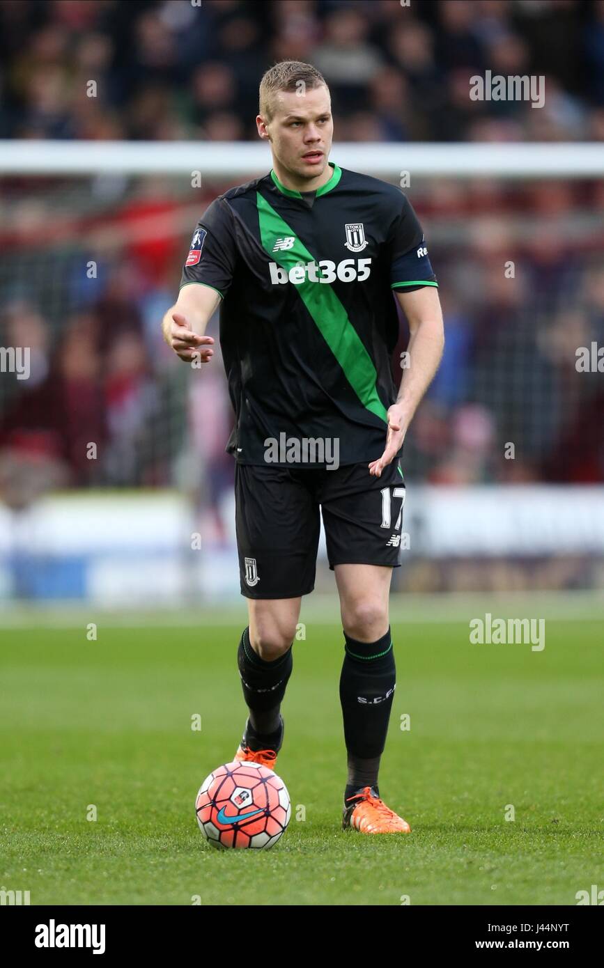RYAN SHAWCROSS STOKE CITY FC STOKE CITY FC KEEPMOAT STADIUM DONCASTER ...