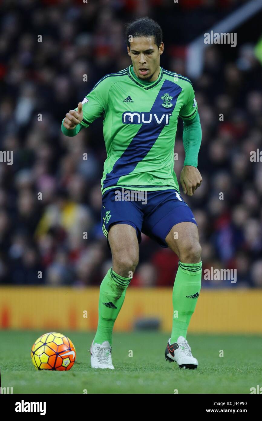 VIRGIL VAN DIJK SOUTHAMPTON FC SOUTHAMPTON FC OLD TRAFFORD MANCHESTER ...