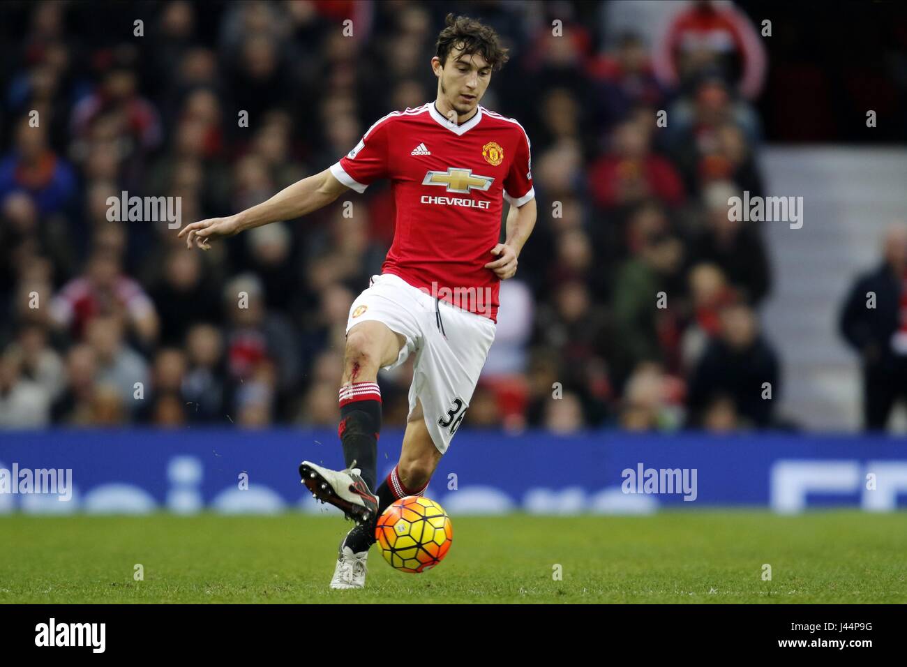 MATTEO DARMIAN MANCHESTER UNITED FC MANCHESTER UNITED FC OLD TRAFFORD ...