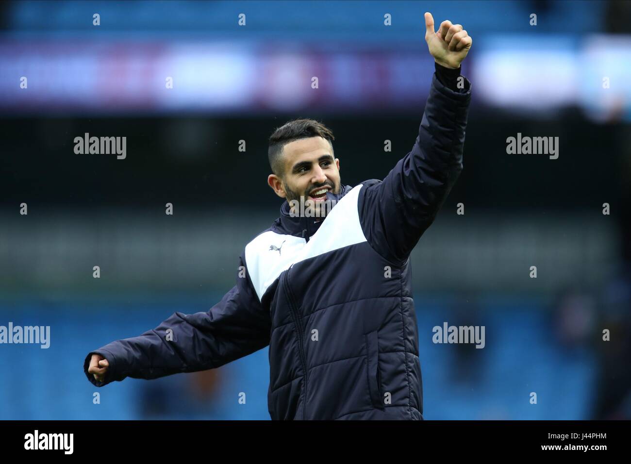 RIYAD MAHREZ LEICESTER CITY FC LEICESTER CITY FC ETIHAD STADIUM ...