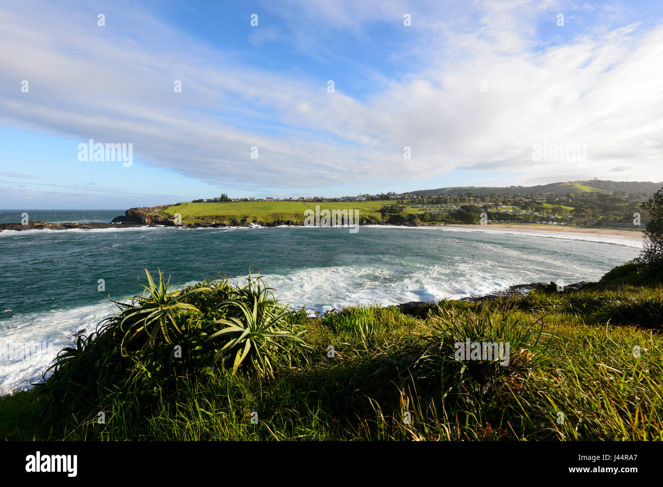 View of Easts Beach, Kiama, Illawarra Coast, New South Wales, NSW ...