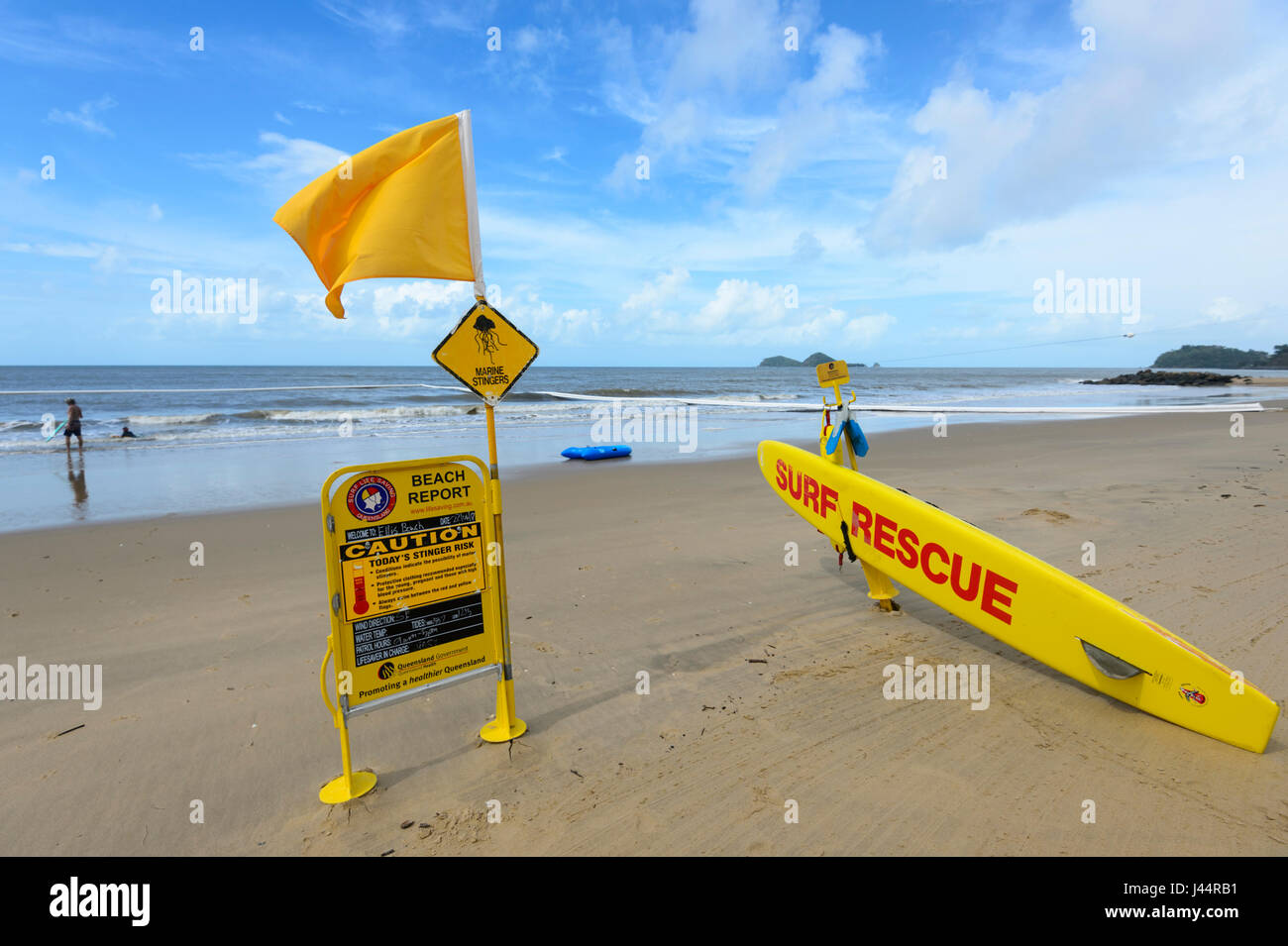 Australian beach warning sign hi-res stock photography and images - Alamy