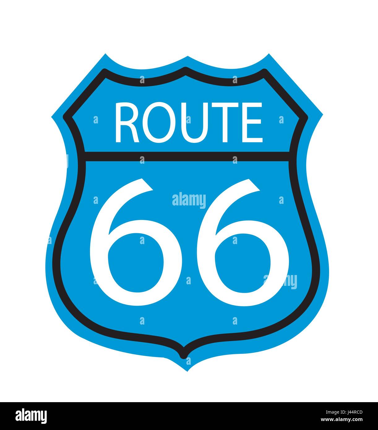 Route 66 retro travel Cut Out Stock Images & Pictures - Alamy