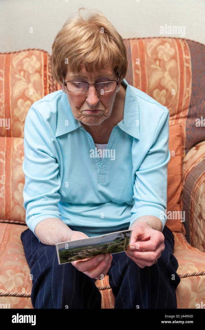 Grumpy senior woman hi-res stock photography and images - Alamy