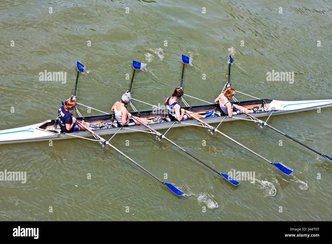 Turin, Italy May 9, 2014 athletes enjoy outdoors sports, they are ...