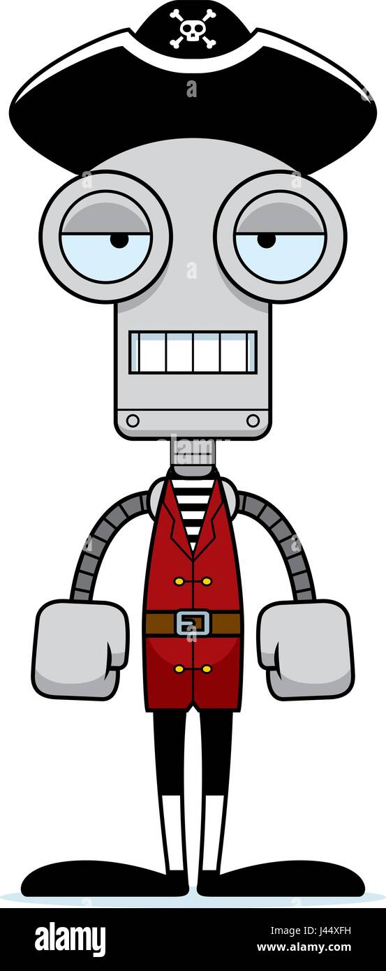 Robot pirate Stock Vector Images - Alamy