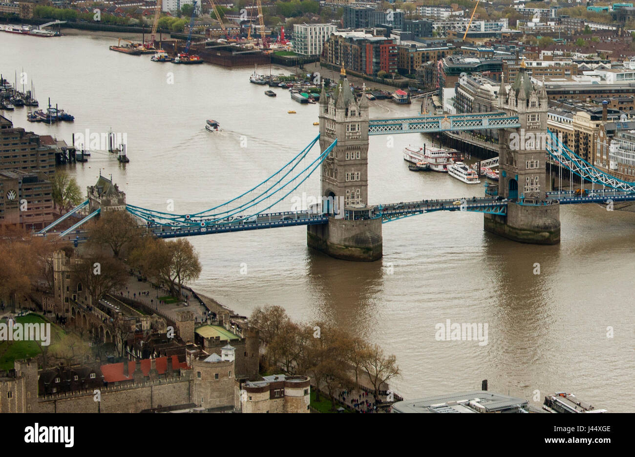 Ariel river thames hi-res stock photography and images - Alamy