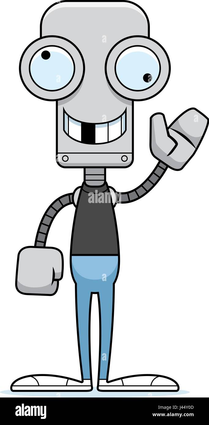 A cartoon robot looking silly Stock Vector Image & Art - Alamy
