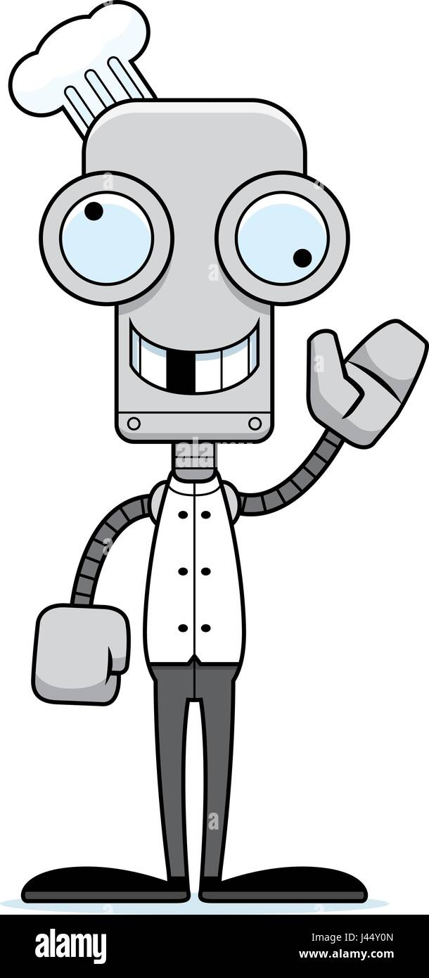 A cartoon chef robot looking silly Stock Vector Image & Art - Alamy