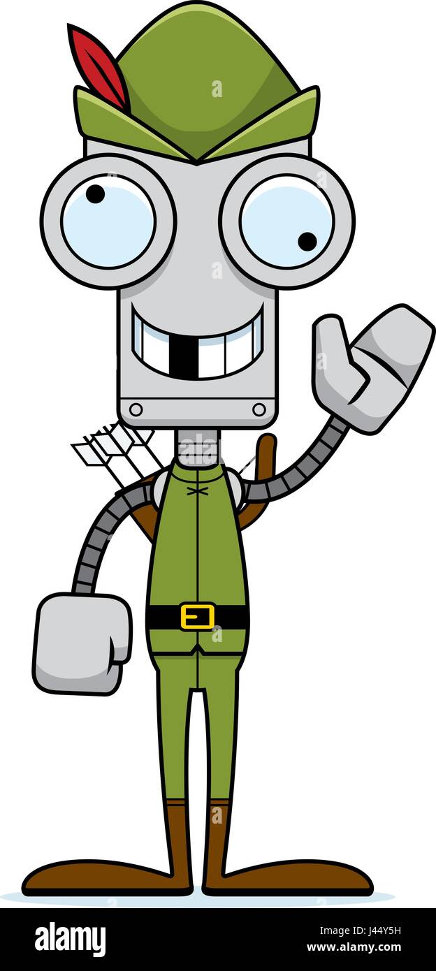 A cartoon Robin Hood robot looking silly Stock Vector Image & Art - Alamy