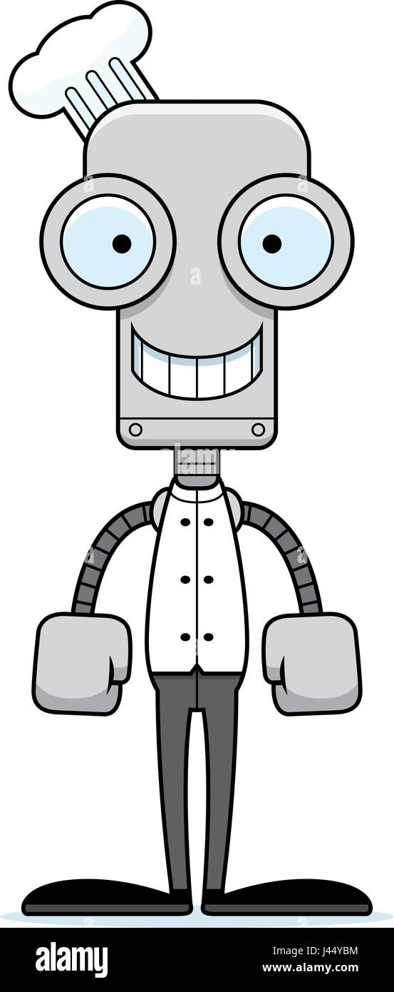 Cartoon robot chef vector Stock Vector Images - Alamy