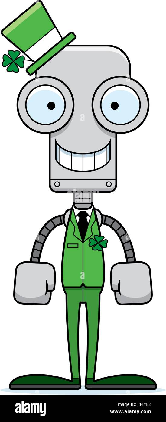 A cartoon Irish robot smiling Stock Vector Image & Art - Alamy