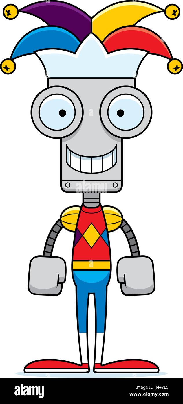 A cartoon jester robot smiling Stock Vector Image & Art - Alamy