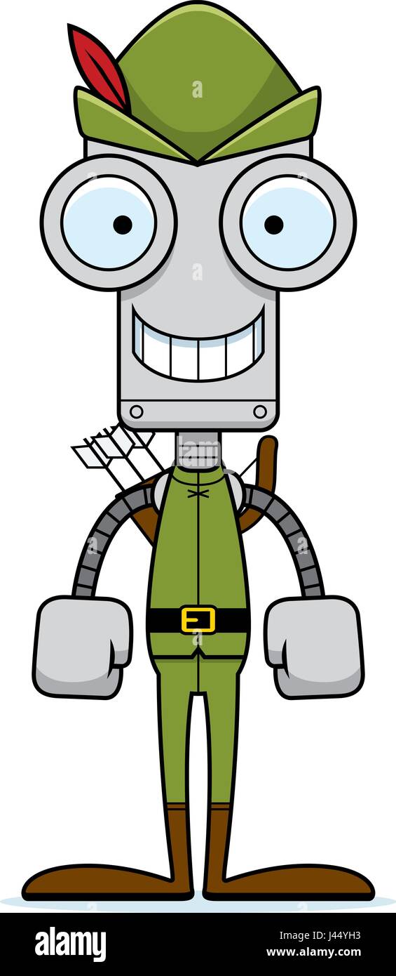 A cartoon Robin Hood robot smiling Stock Vector Image & Art - Alamy