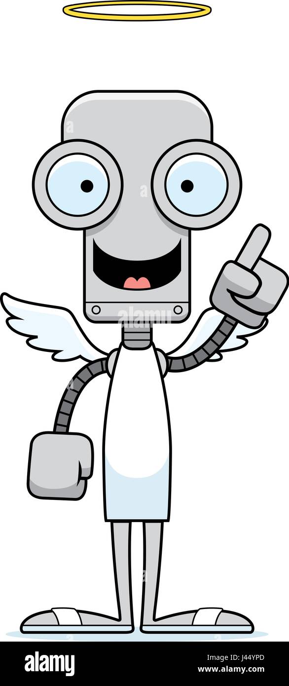 Robot with wings Stock Vector Images - Alamy