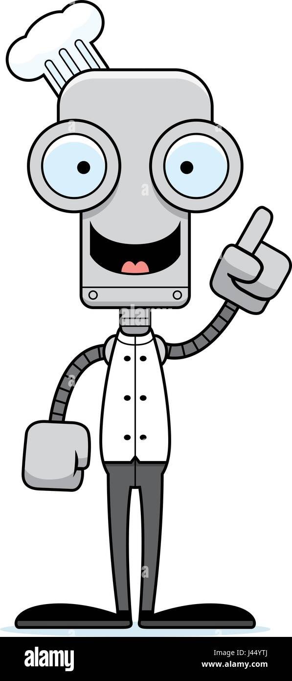 A cartoon chef robot with an idea Stock Vector Image & Art - Alamy